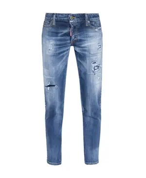 Dsquared2 Distressed Denim Skinny Jeans