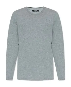 TOM FORD Logo Patch Long-sleeved T-shirt