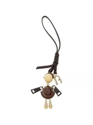 Furla Sfera Leather-strap Bag Charm
