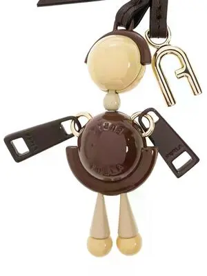 Furla Sfera Leather-strap Bag Charm