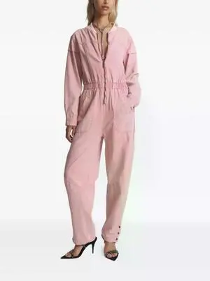 ONETEASPOON Cindy Zip-up Jumpsuit - Pink