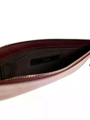 Furla Grained Leather Clutch Bag