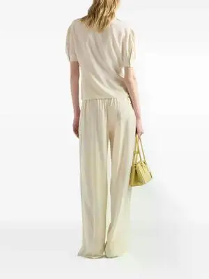 Prada Silk Marocain Pants