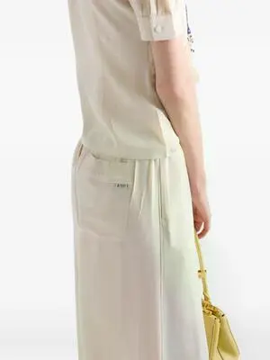 Prada Silk Marocain Pants