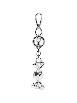 MAISON MARGIELA Candy Charm Chain Keyring - Silver
