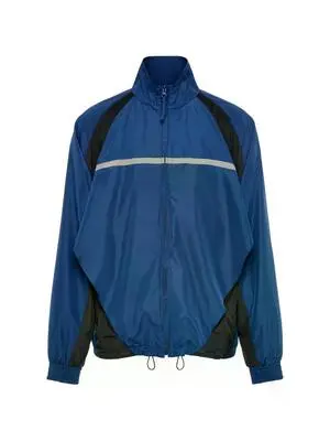 MAISON MARGIELA Panelled Raglan Sleeve Jacket - Blue