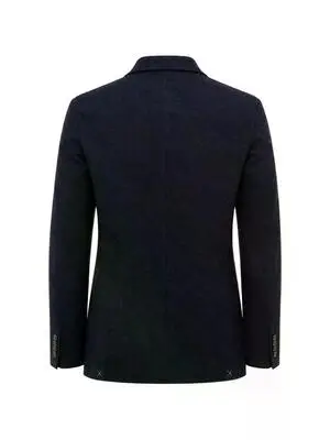 Corneliani Single-breasted Fuzzy-pattern Blazer