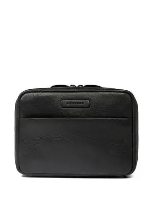 PIQUADRO Leather Clutch Bag - Black