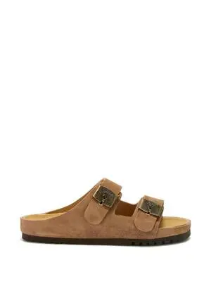DR. SCHOLL'S SHOES Buckle-fastening Suede Sandals