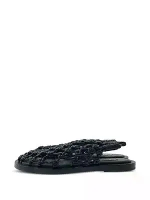 JIL SANDER Knotted Cage Sandals