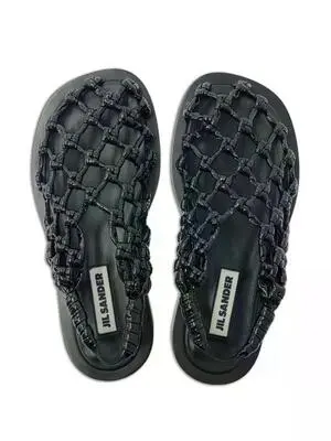 JIL SANDER Knotted Cage Sandals