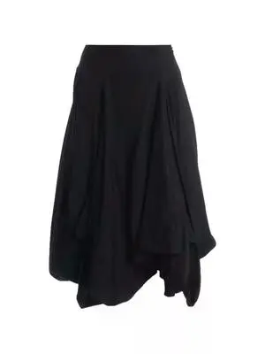 Yohji Yamamoto Panelled Balloon Mid Skirt