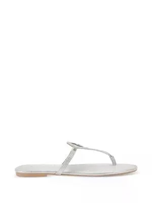 Kurt Geiger Heart T-bar Sandals - Silver