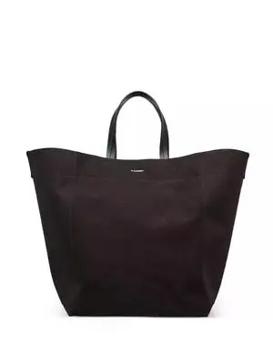 JIL SANDER Logo Print Tote Bag