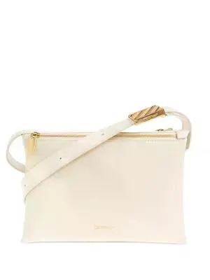 Off-White Sandbag 404 Leather Shoulder Bag - Neutrals