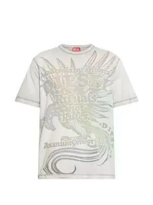 DIESEL® Graphic-print T-shirt - Grey