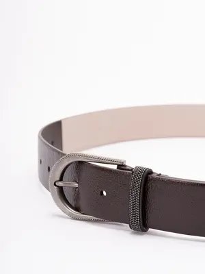Brunello Cucinelli Monili Embellished Buckle Belt