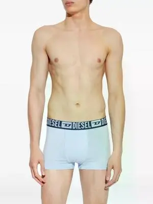 DIESEL® Logo-waistband Cotton Boxers