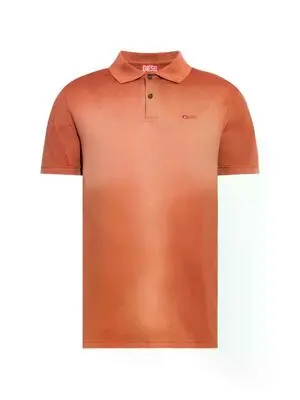 DIESEL® T-rejust-r3 Logo-embroidered Polo Shirt - Orange