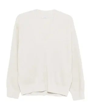 Brunello Cucinelli Sparkling Cashmere V-neck Sweater