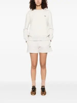 AUTRY Logo Embroidered Drawstring Sweat Shorts
