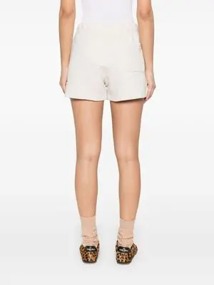 AUTRY Logo Embroidered Drawstring Sweat Shorts