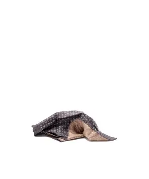 Brunello Cucinelli Patterned Pocket Square Scarf - Black