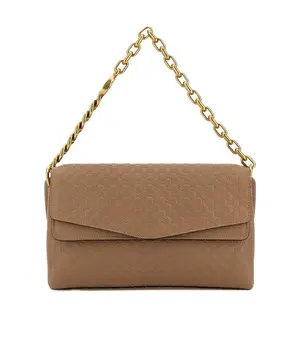 Gucci Chain Shoulder Bag - Brown
