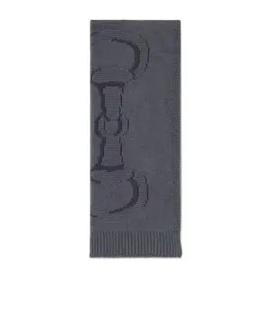 Gucci Wool Scarf With Horsebit Detail