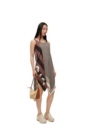 Loewe Asymmetrical Printed Tank Dress