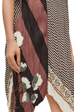 Loewe Asymmetrical Printed Tank Dress