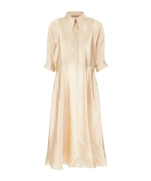 Alberta Ferretti Button Up Day Dresses