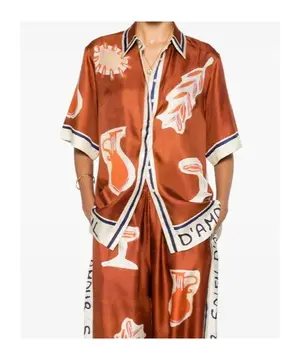 ALEMAIS Soleil D'amour Graphic Print Shirt