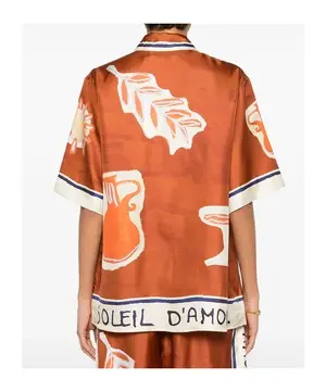 ALEMAIS Soleil D'amour Graphic Print Shirt