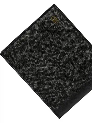 FERRAGAMO Gancini Folded Wallet - Black