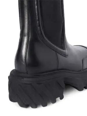 Off-White Tractor Motor Leather Boots