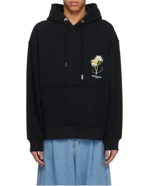 WOOYOUNGMI Palm Tree Graphic Hoodie