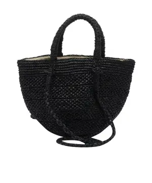 IBELIV Arona Woven Tote Bag - Black