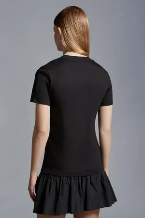 Moncler Logo Embellished Crewneck T-shirt