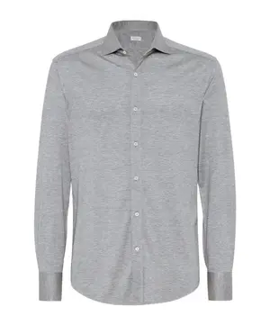 Brunello Cucinelli Long-sleeved Buttoned Shirt