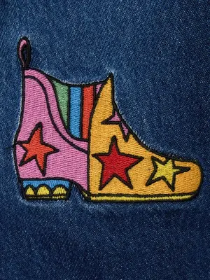 Stella McCartney Embroidered Boot Motif Jeans