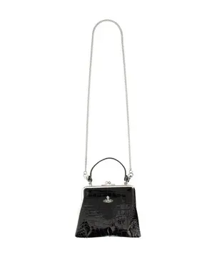 VIVIENNE WESTWOOD Granny Orb-plaque Embossed Crossbody Bag