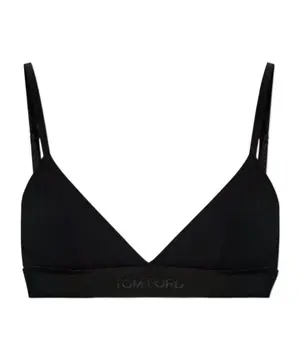 TOM FORD Logo-band Bra - Black