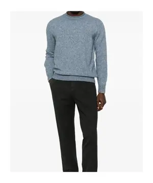 Brunello Cucinelli Crew Neck Long Sleeve Sweater - Gray