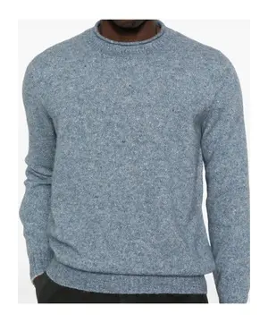Brunello Cucinelli Crew Neck Long Sleeve Sweater - Gray