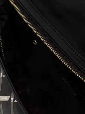 Armani Exchange Logo Print Foldover Backpack