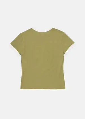 Acne Studios Short-sleeved T-shirt With Rose Graphic