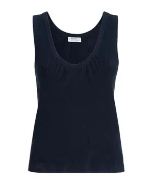 Brunello Cucinelli Ribbed Knit Tank