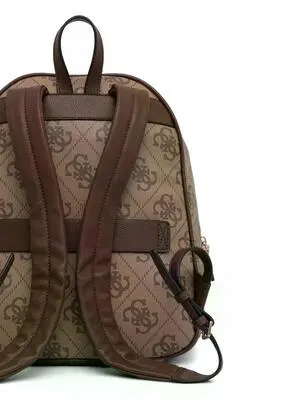 Guess Power Play Logo-print Monogram Backpack