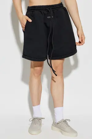 Fear Of God Elastic Waist Shorts With Drawstring